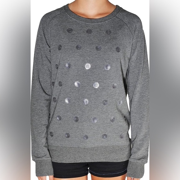 Kersh | Tops | Nwt Kersh Supersoft Crewneck Sweatshirt With Sequin ...